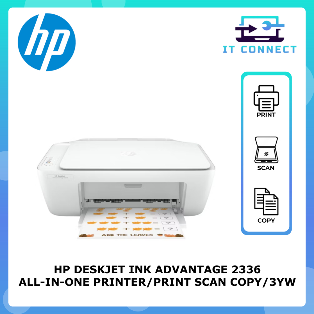 HP DESKJET INK ADVANTAGE 2336 ALL-IN-ONE PRINTER/PRINT SCAN COPY/3YW ...