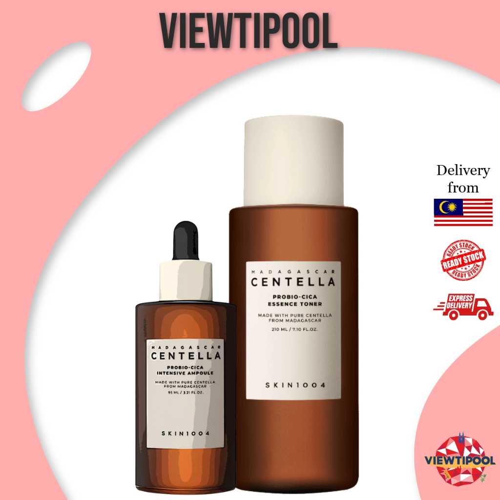 SKIN1004 Magadascar Centella Probio-Cica Intensive Ampoule 50ml / Essence Toner 210ml | Shopee ...