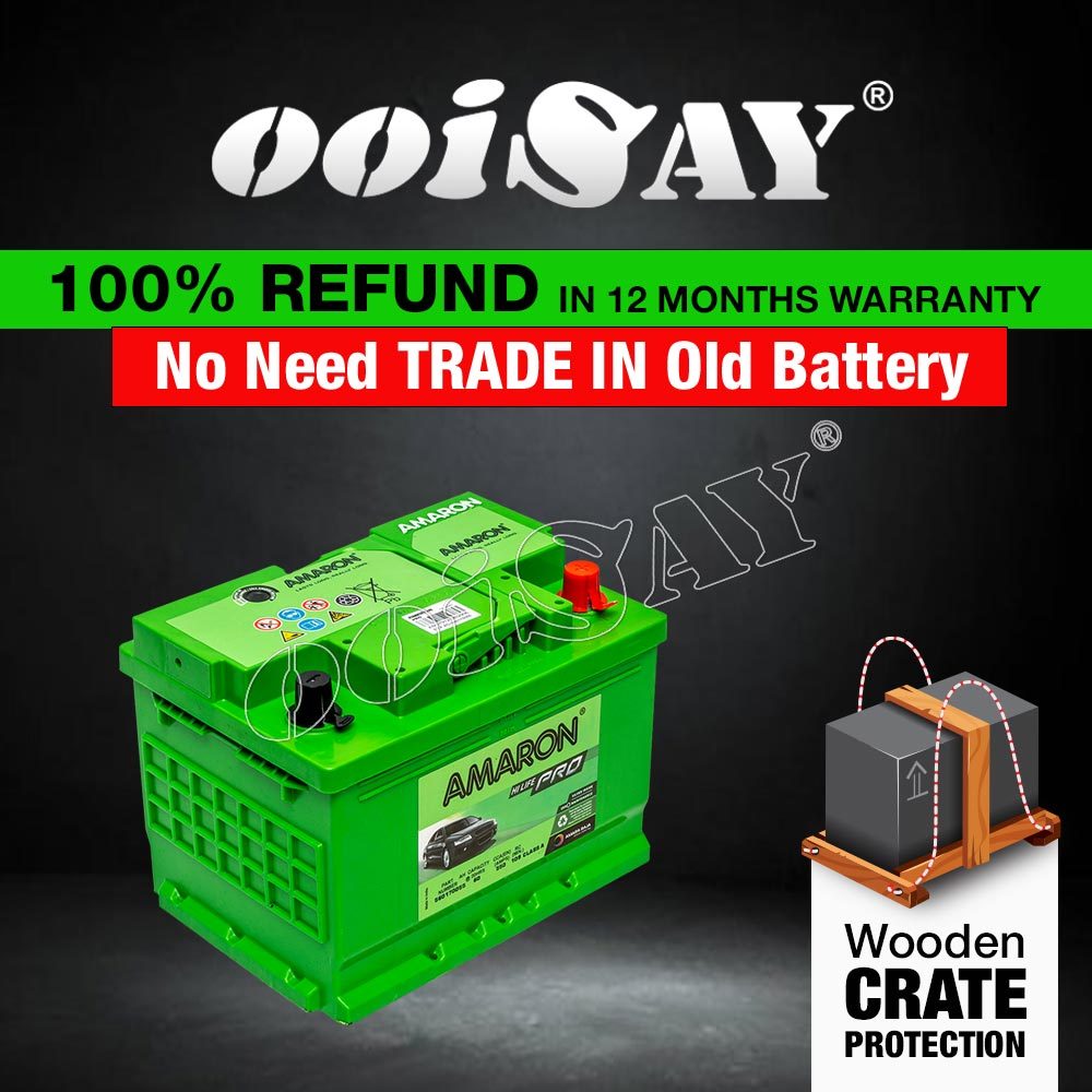 AMARON PRO DIN60 (MF) - 60AH (High Performance) - Car Battery - VW Polo ...