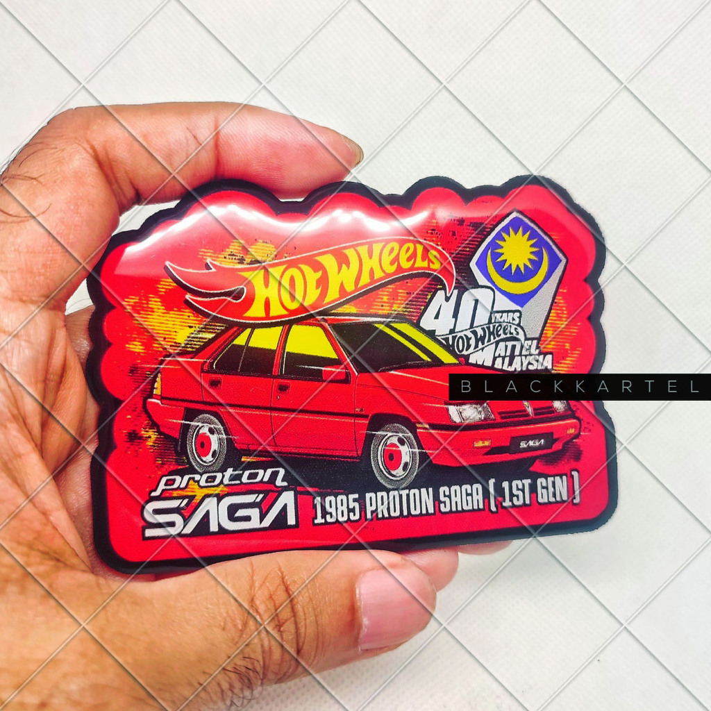 Fridge Magnet Collection No.7 [ PROTON SAGA 1ST GEN - HOT WHEELS ...