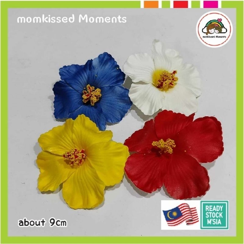 🎀Msia🇲🇾Stock🎀 5pcs Bunga Raya Merdeka Hisbicus Flower Cekak Sanggul ...