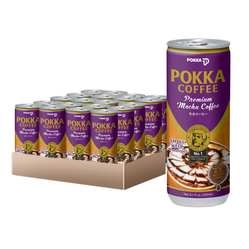 POKKA Coffee premium (Mocha, Milk & Cappuccino) | Shopee Malaysia