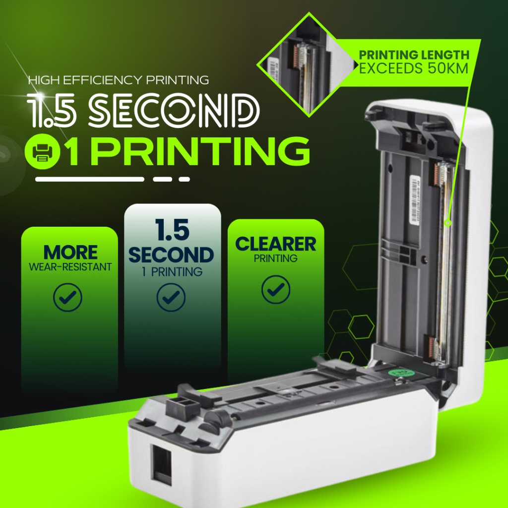 C100/D520 Waybill Printer * Thermal Printer A6 * USB+Bluetooth Android ...