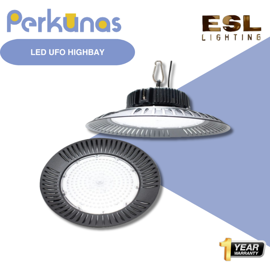 ESL LIGHTING Perkunas LED UFO HighBay 100W/150W/200W - One Year ...