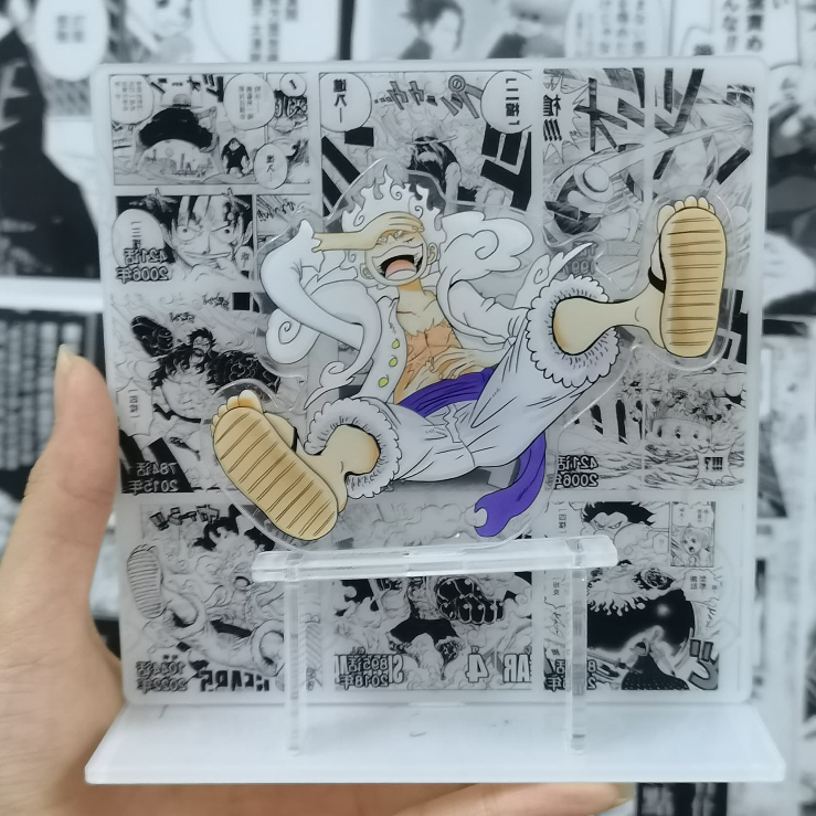ONE PIECE MONKEY. D. LUFFY GEAR 5 ANIME CLEAN ACRYLIC STAND COLLECTION ...