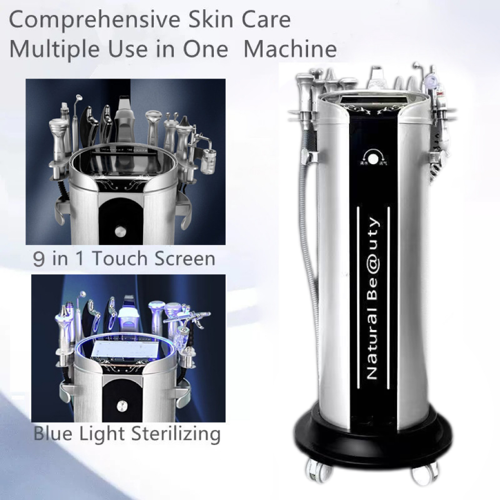 10 in 1 hydra peel oxygen dermabrasion rf aqua skin scrubber salon ...