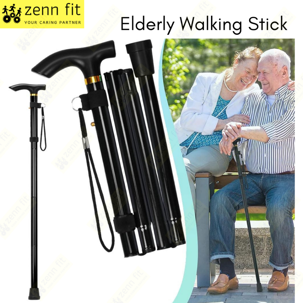 Aluminium Walking Stick Medical Foldable Flexible Walking Stick ...