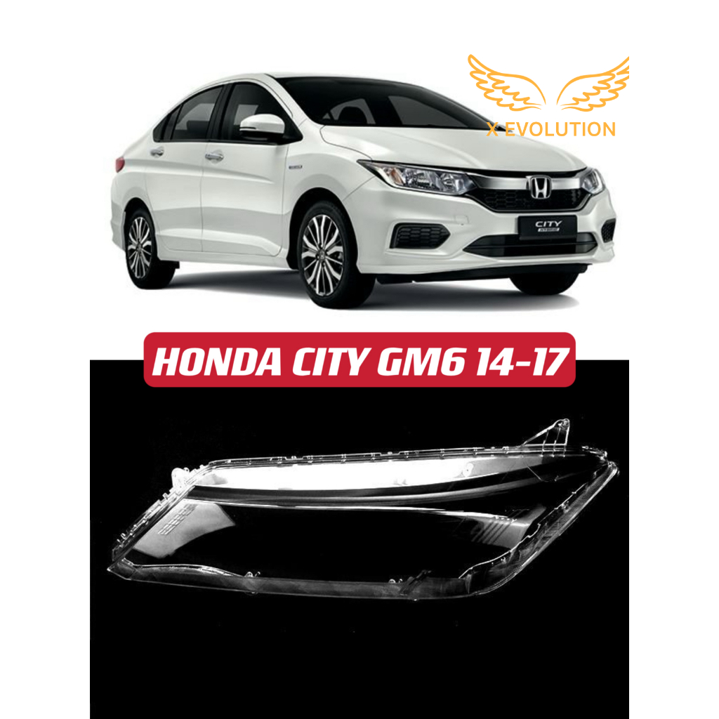 HONDA CITY GM6 14 15 16 17 HEADLAMP COVER / HEADLIGHT COVER / HEADLAMP LENS / HEADLIGHT LENS ...