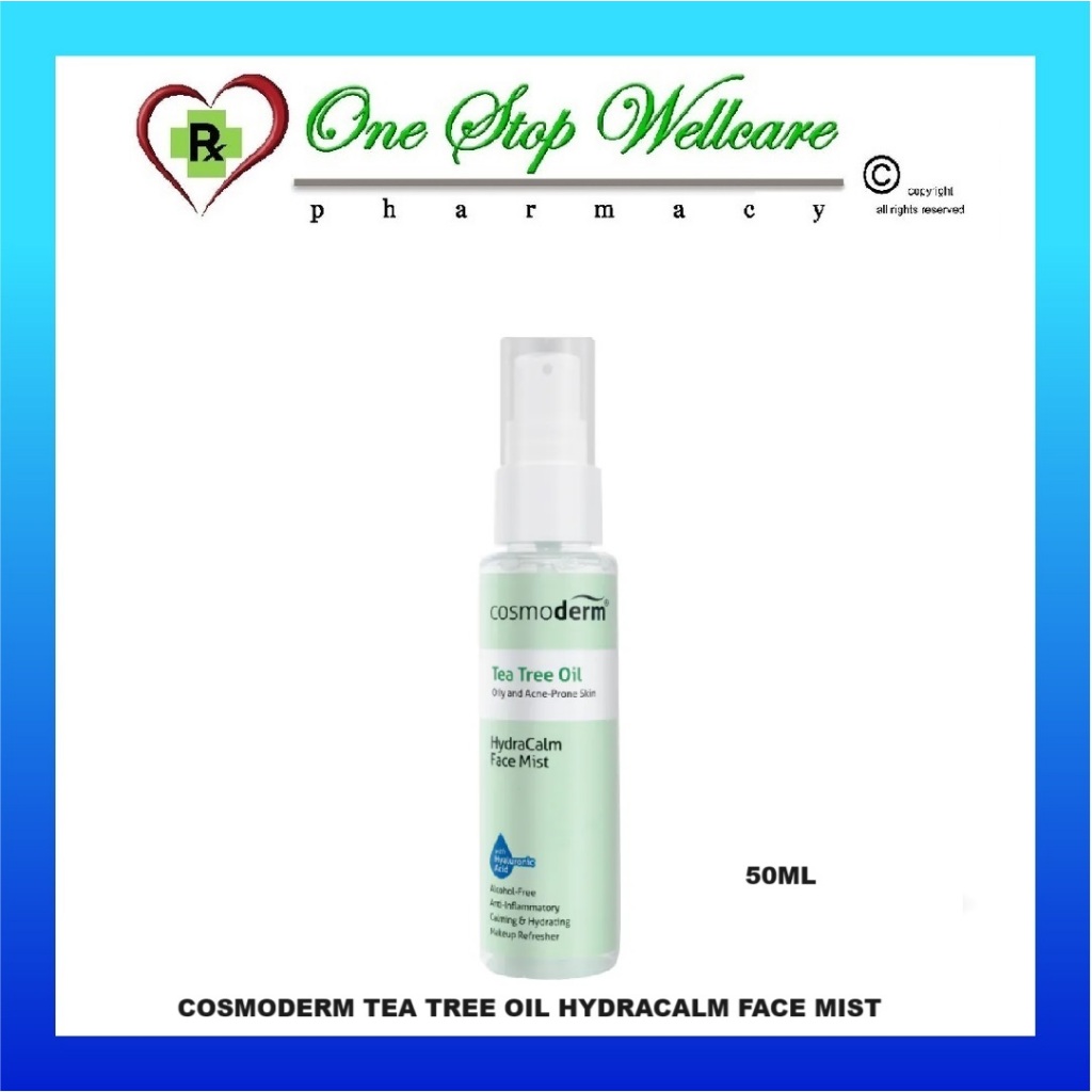 COSMODERM TEA TREE OIL HYDRACALM FACE MIST 50ML (EXP:04/2027) | Shopee ...