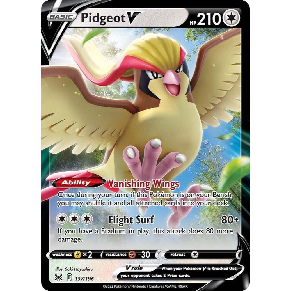 Pokemon Pidgeot V - SWSH11: Lost Origin (SWSH11) | Shopee Malaysia