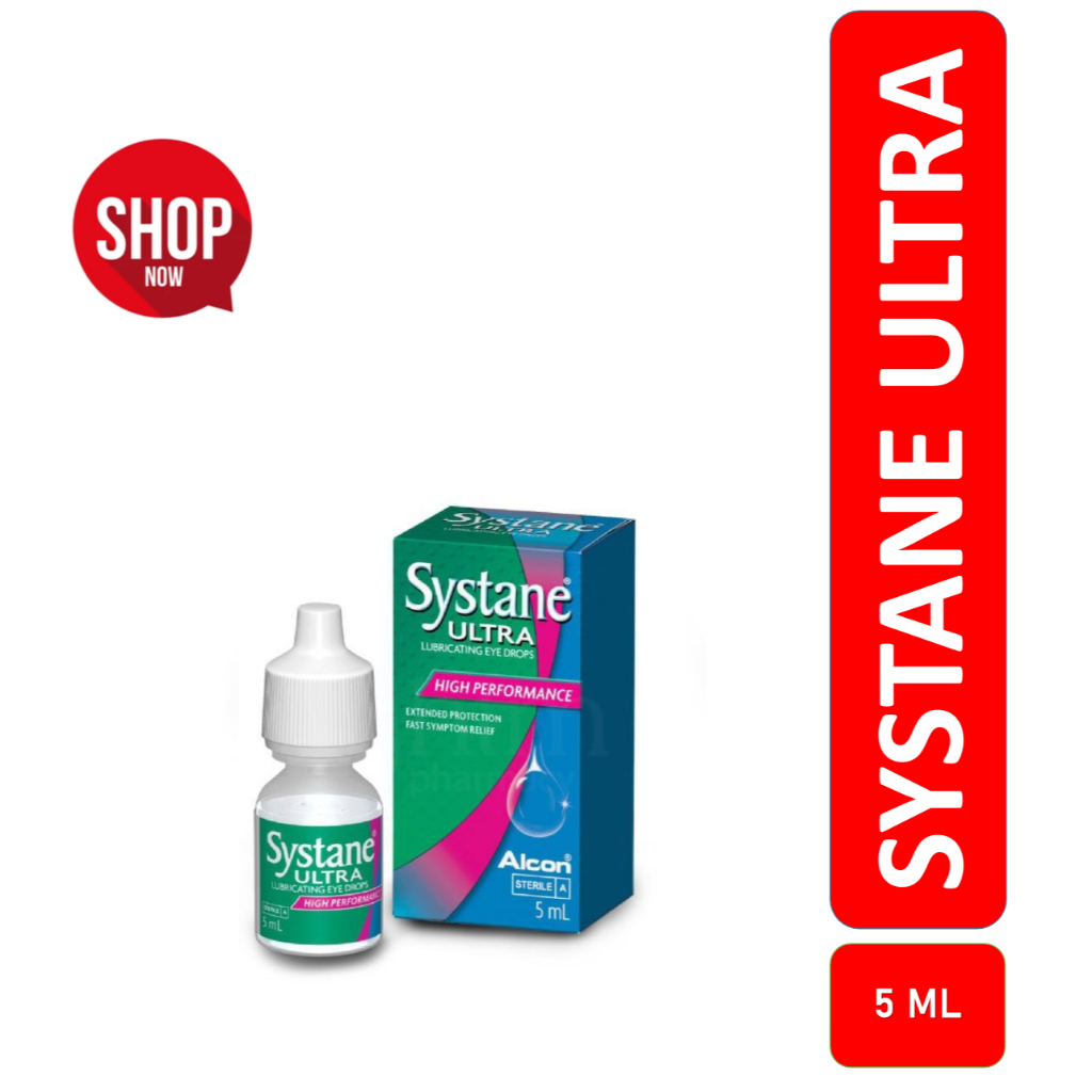 ALCON SYSTANE ULTRA LUBRICANT EYE DROPS 5ML EXP : 11/2025 | Shopee Malaysia
