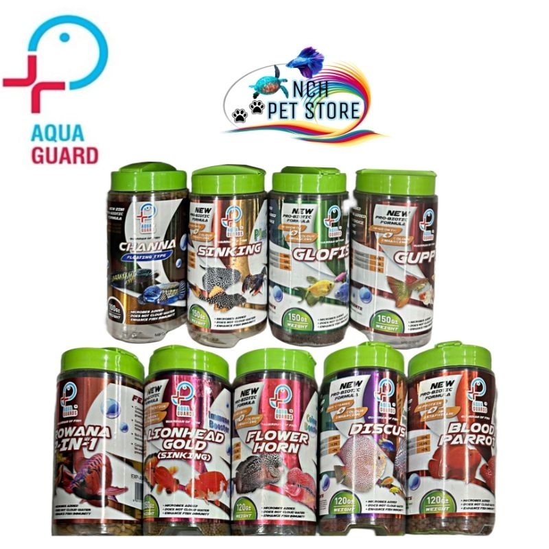 Aqua Guard Fish food Channa/micro pellet/neon tetra/Sinking/Glofish ...