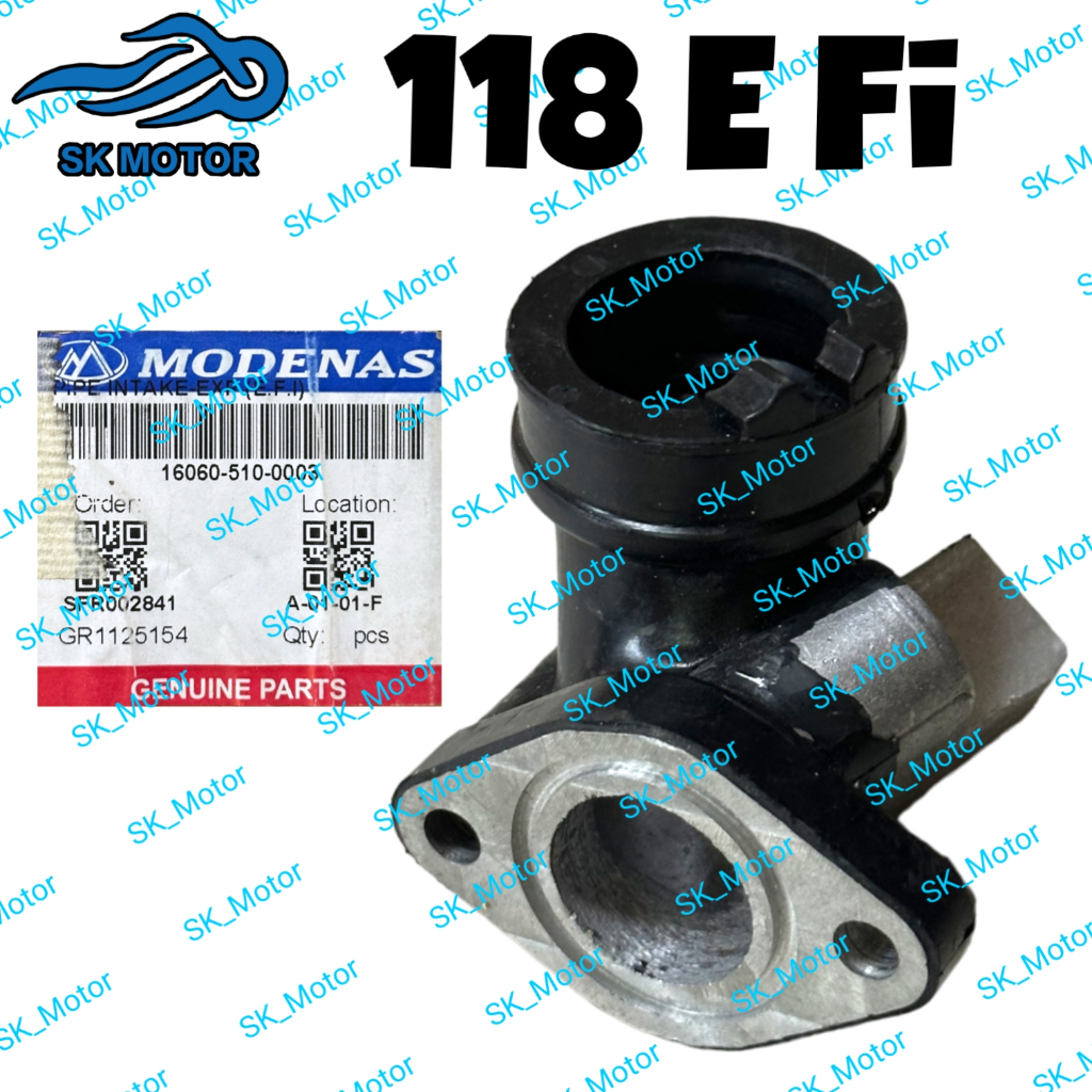 Modenas 118 E FI CT118 Original Pipe Intake Exp Carburetor Intake ...