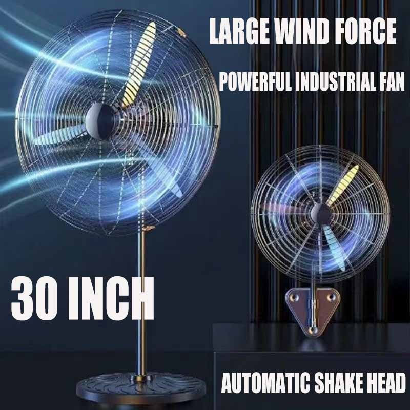 【Hotsellingmodel】30 Inch Industrial Fan Stand Fan Strong Wind Fan 4S ...