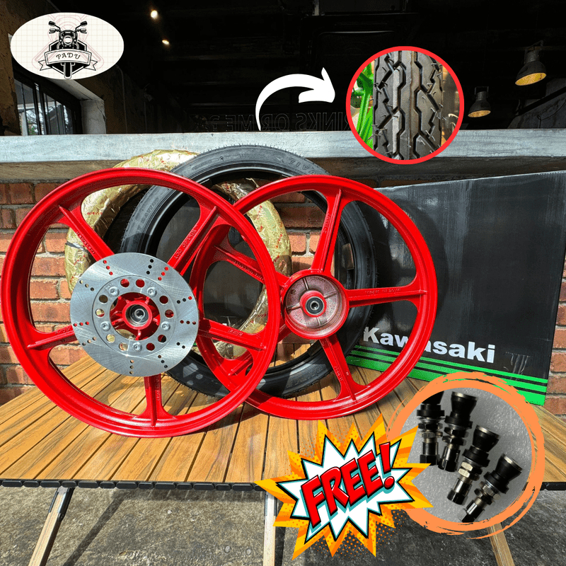 SPORTRIM AR80 COMBO SET PNP EX5/EX5 DREAM DENGAN KOTAK KAWASAKI ...