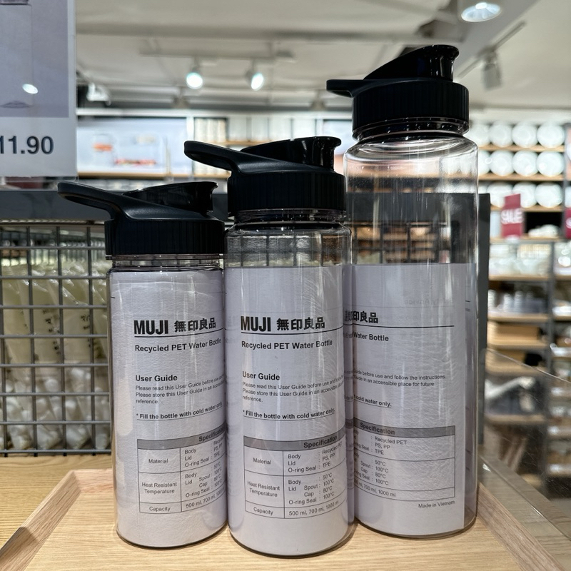 New Muji Bottle Water Bottle With Handle (500/700/1000ml) | Shopee Malaysia