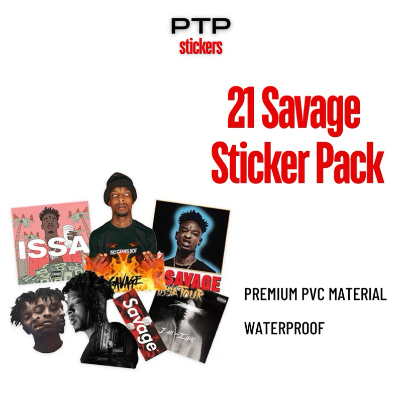 21 Savage Sticker Pack - American Dream Savage Mode | Shopee Malaysia