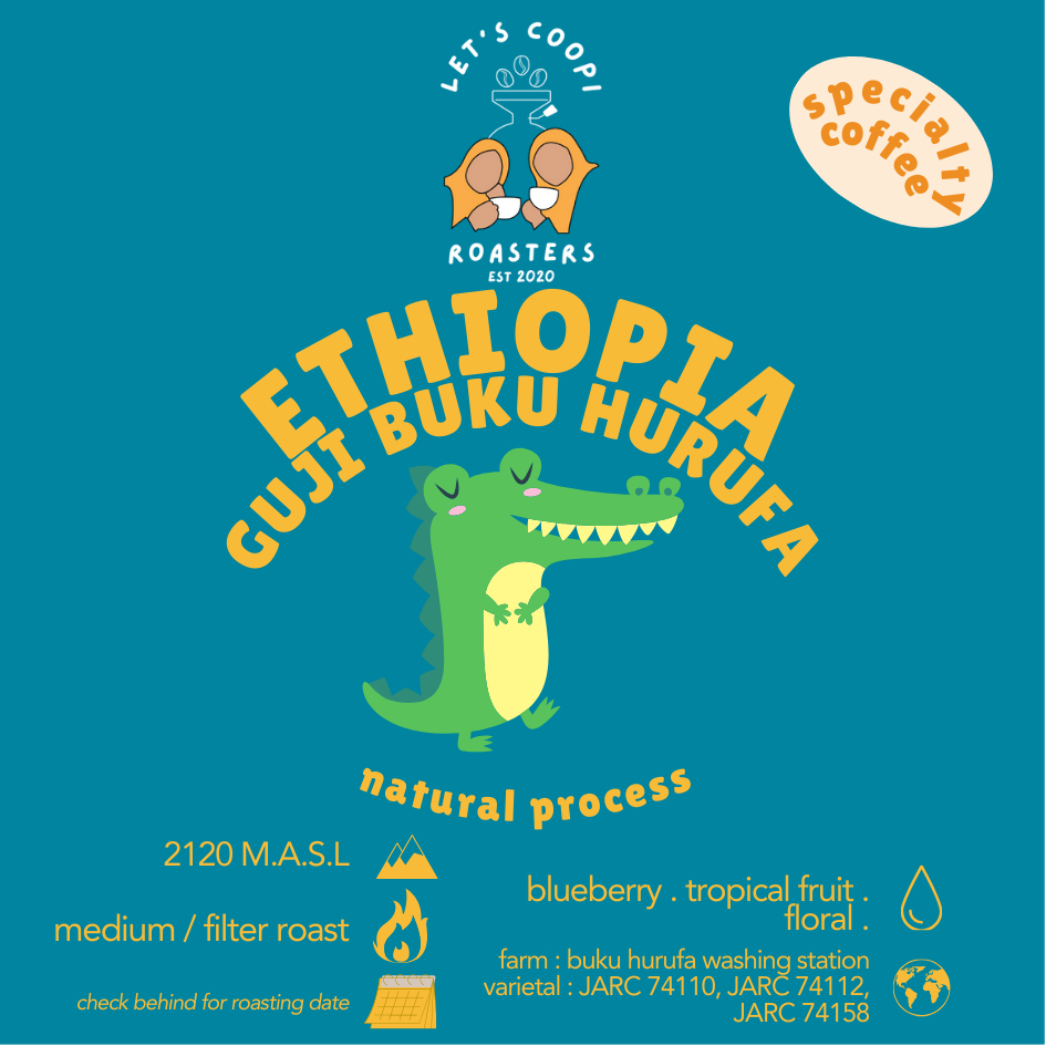 Let's Coopi Specialty - Ethiopia Guji Hambella Buku Hurufa | Shopee ...