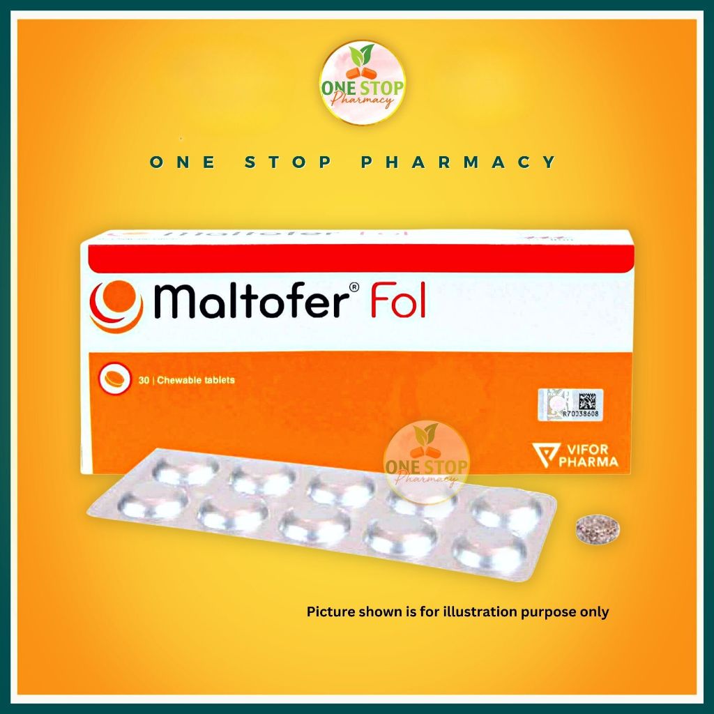 【12/25】MALTOFER FOL CHEWABLE TABLETS 30S Iron & Folic acid deficiency ...