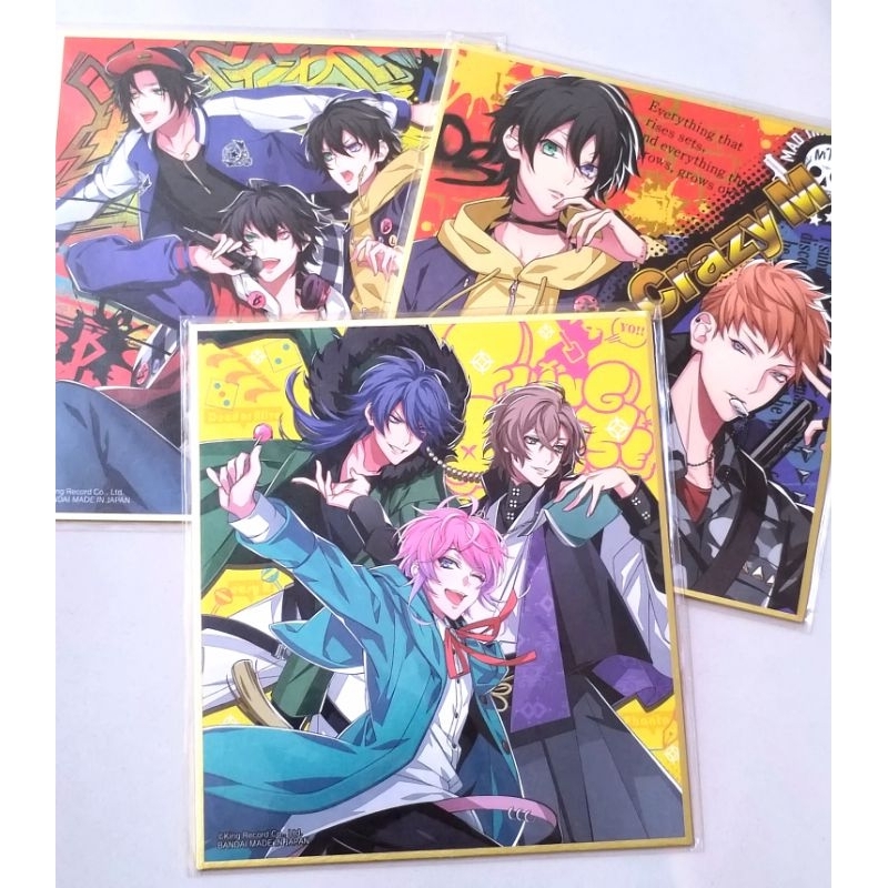 Official Hypnosis Mic Division Rap Battle Shikishi Jumbo Carddass ...