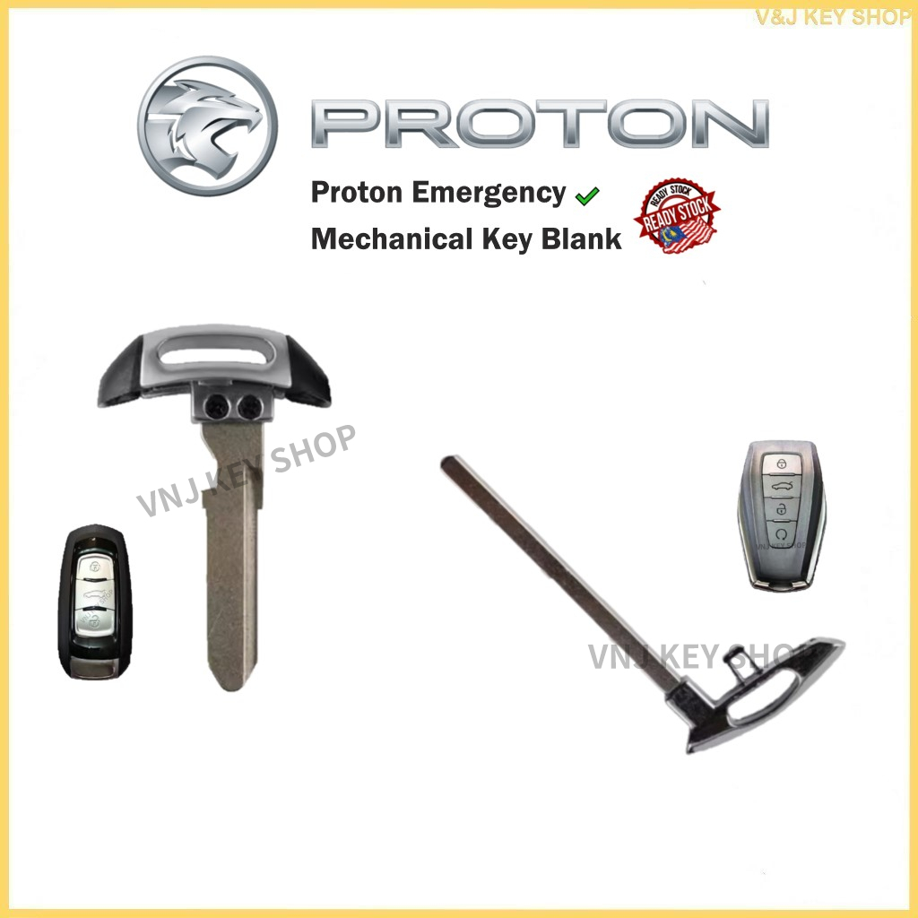 Proton X50 X70 X90 Smart Key Emergency Detachable Key Blade Laser Uncut ...