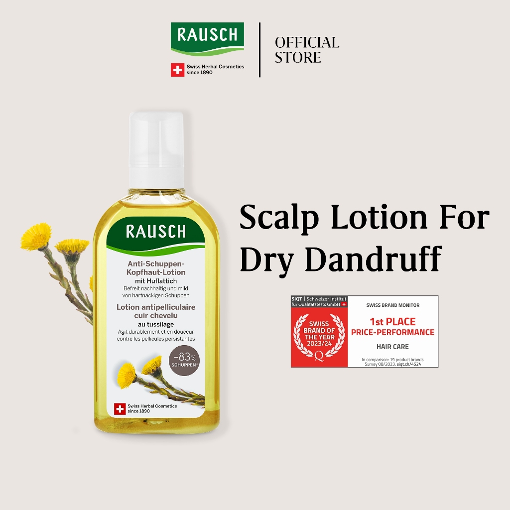RAUSCH Anti-Dandruff Scalp Lotion with Coltsfoot - For Dry Dandruff ...