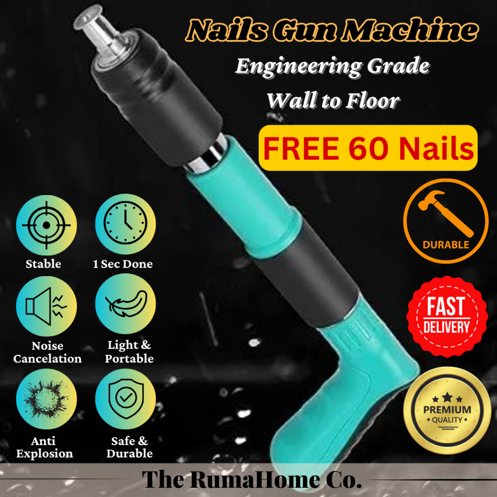 Manual Mini Steel Nail Gun Concrete Wall Punching Drilling Tufting ...