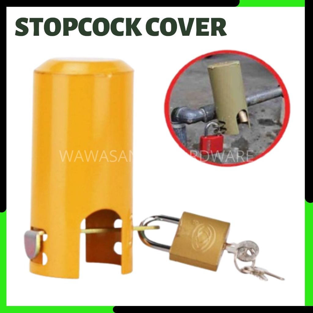Metal Water Tap Lock Stopcock Water Meter Lock Locker Cover / Pengunci ...