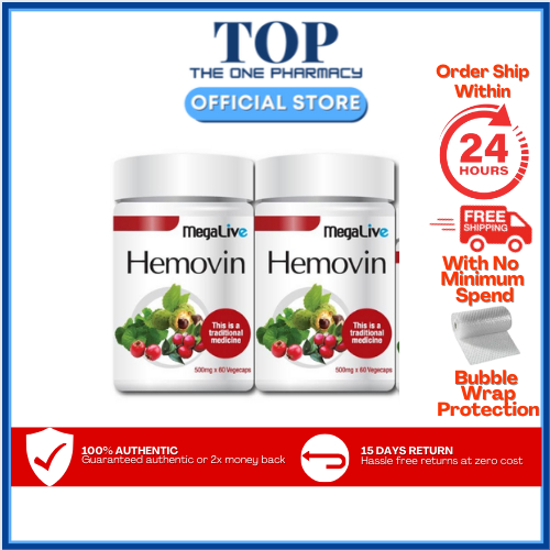 MegaLive Hemovin Capsule (60'S/ 2X 60'S ) | Shopee Malaysia