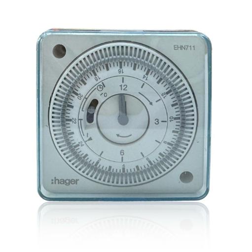 HAGER TIMER EH711/EHN711 24 HOURS TIMER Analogue Time Switches / DLX LK711 24hour Timer Switch ...