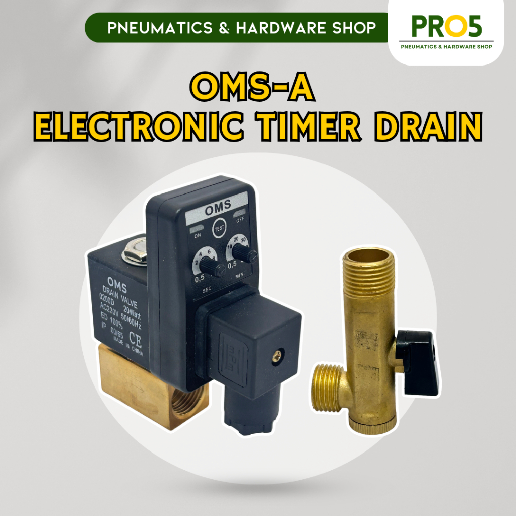 Air Compressor OMS-A Electronic Timer Drain Valve 220V Timer Controller ...