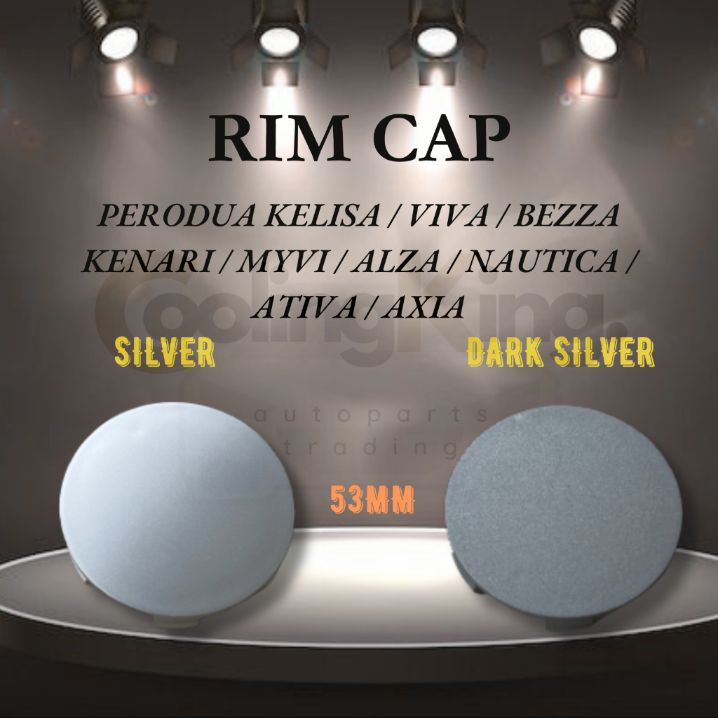 Perodua Rimcap / Wheel/ Sport Rim Cap [No Logo] (Ativa/ Myvi/ Axia ...
