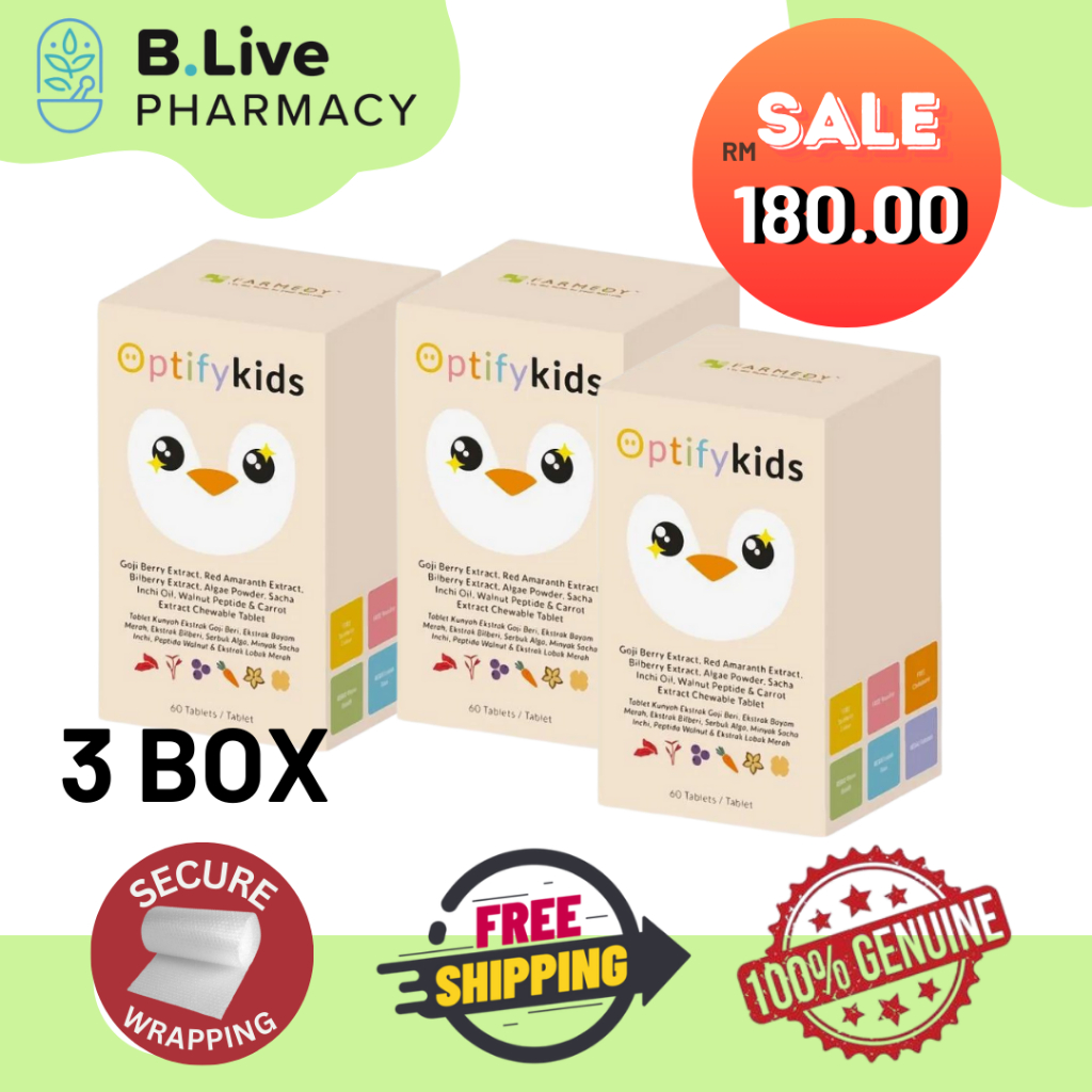 Farmedy OptifyKids Vision Care Natural Chewable Tablet (60 Tablets ...