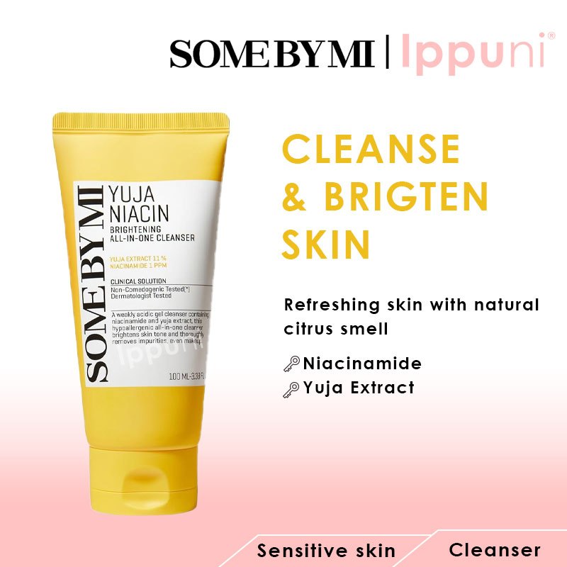 SOMEBYMI Yuja Niacin Brightening All-In-One Cleanser 100ml | Shopee ...