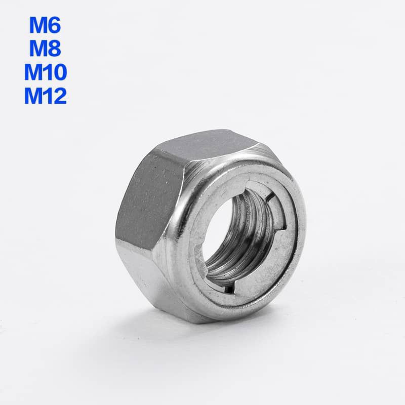 [ New Arrival] 304 M6 M8 M10 M12 Stainless Steel Metal Locking Nut | Shopee Malaysia