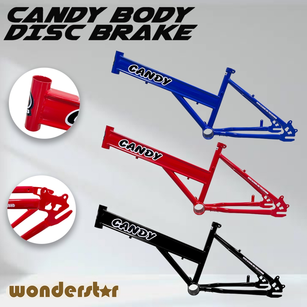 RANGKA ASAL CANDY ADA PENDAKAP BREK CAKERA / ORIGINAL CANDY 20" T BIKE ...