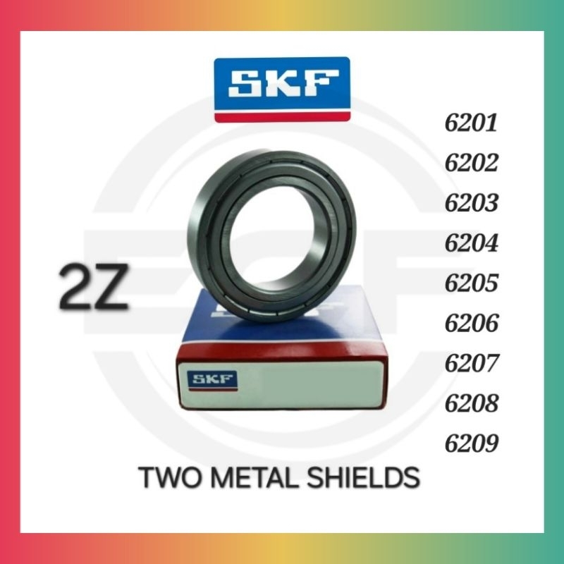 SKF 6201, 6202, 6203, 6204, 6205, 6206, 6207, 6208, 6209 Deep Groove Ball Bearing | Shopee Malaysia