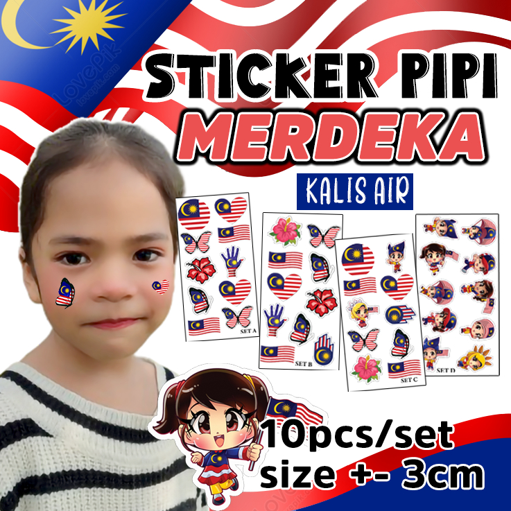 STICKER PIPI MERDEKA KALIS AIR STICKER MERDEKA | Shopee Malaysia