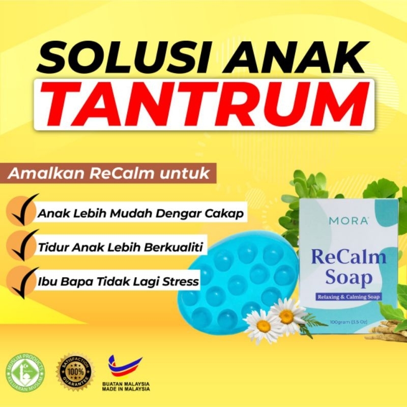 [100% ORIGINAL] MORA RECALM SOAP GABUNGAN 8 MINYAK AROMATERAPI Relaxing ...