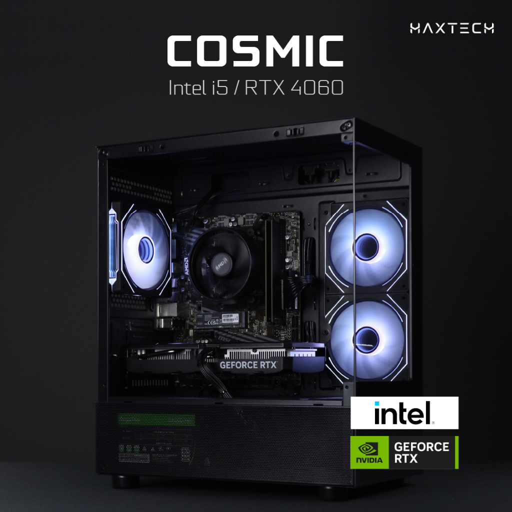 [ COSMIC ] GAMING PC PACKAGE NVIDIA GeForce RTX 4060 | Intel i5 12400F ...