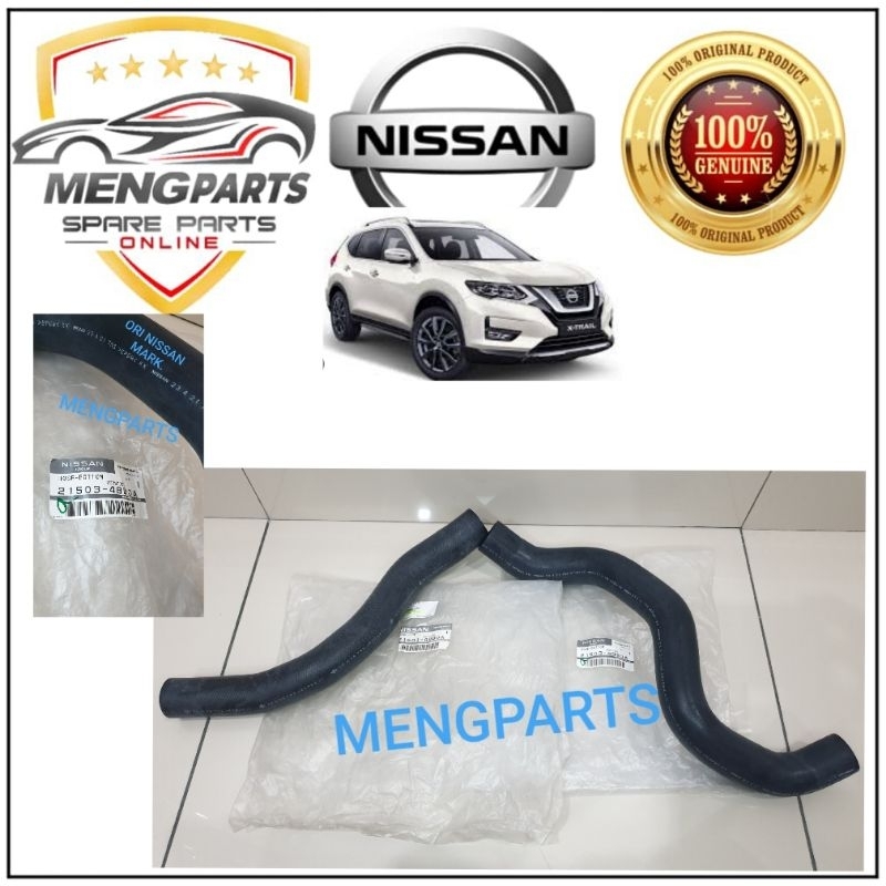 ORIGINAL NISSAN X TRAIL T32 2.0cc ONLY RADIATOR HOSE TOP & LOWER 21501 ...