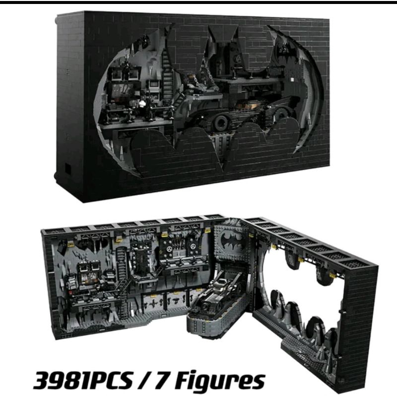 BATMAN SERIES BATCAVE SHADOW BOX BUILDING BLOCKS | Shopee Malaysia