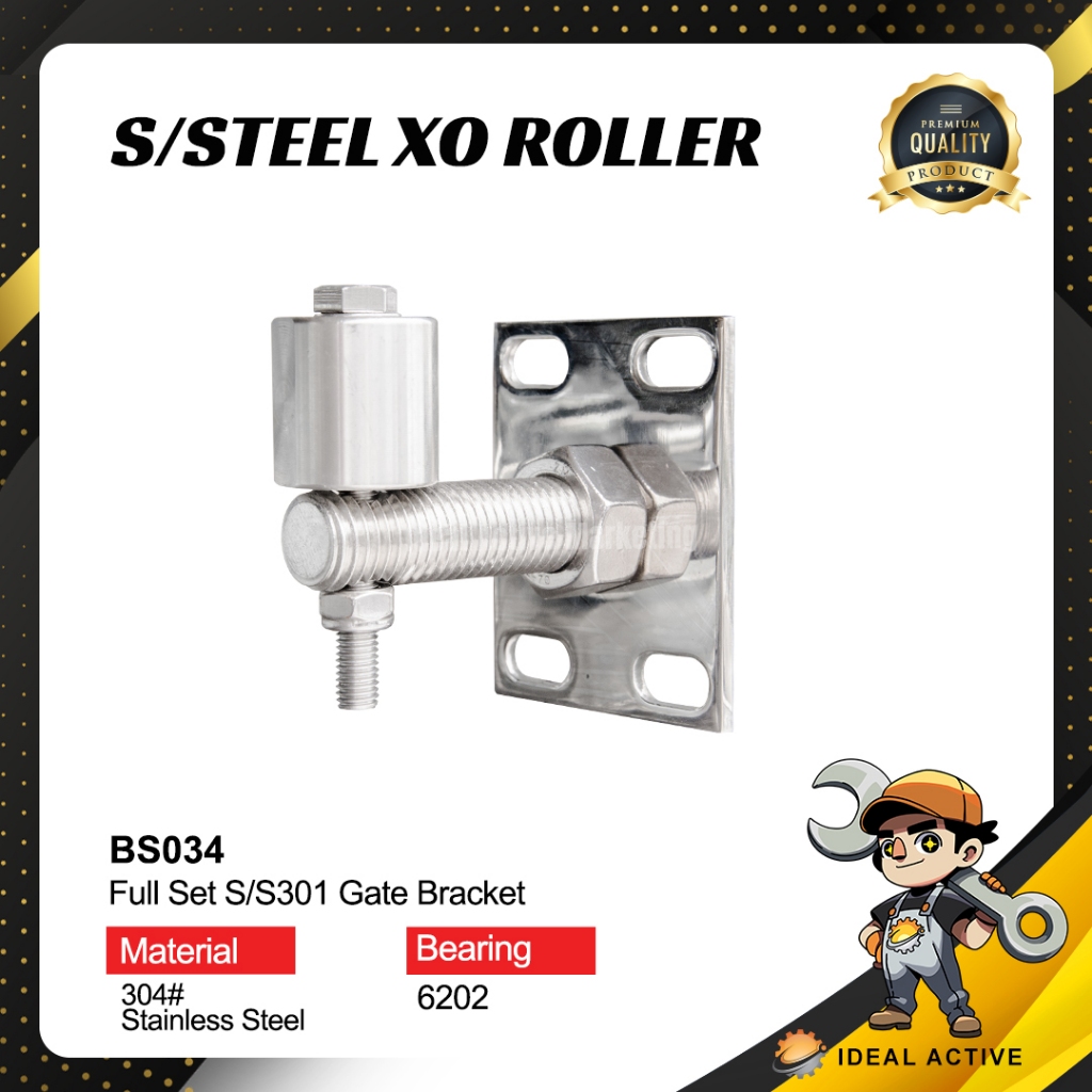 SUS304 GATE HINGE BRACKET & BEARING BS034 | Shopee Malaysia