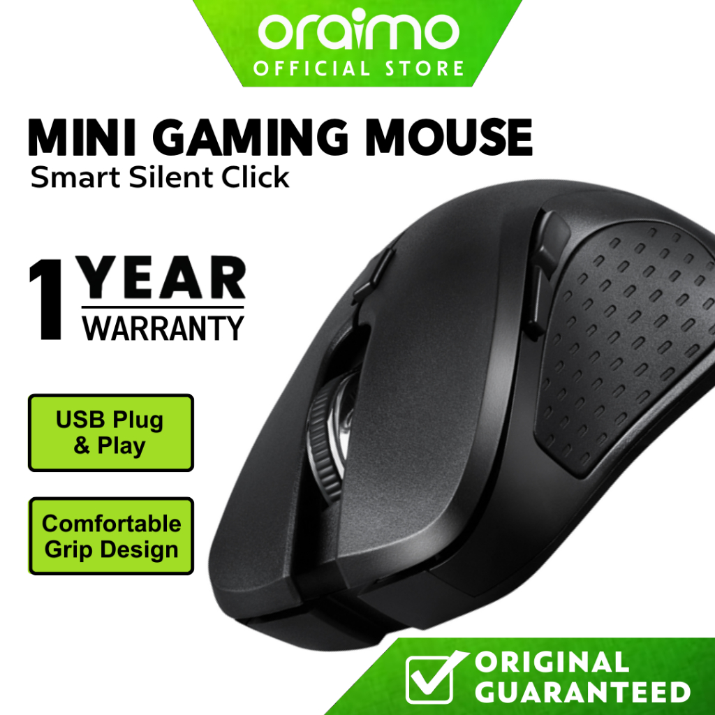 ORAIMO Wireless USB Computer PC Mice Gaming Silent Click Mini Small ...
