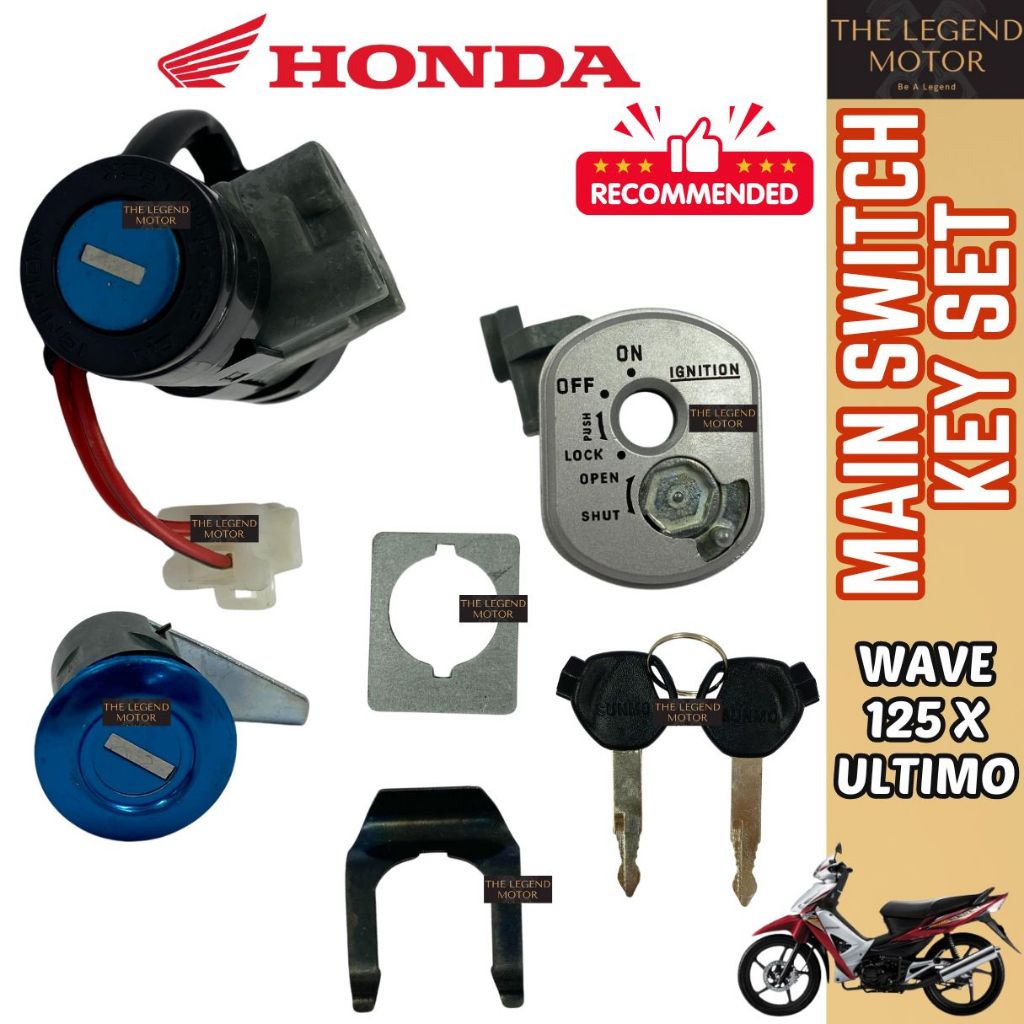 Wave 125 X ULTIMO WAVE125X WAVE125 X Key Set Main Switch Kunci Suis ...