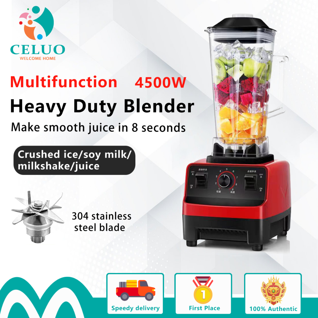 🔥PREFERRED🔥4500W 2L Heavy Duty Blender Large Capacity High Sharp blade ...