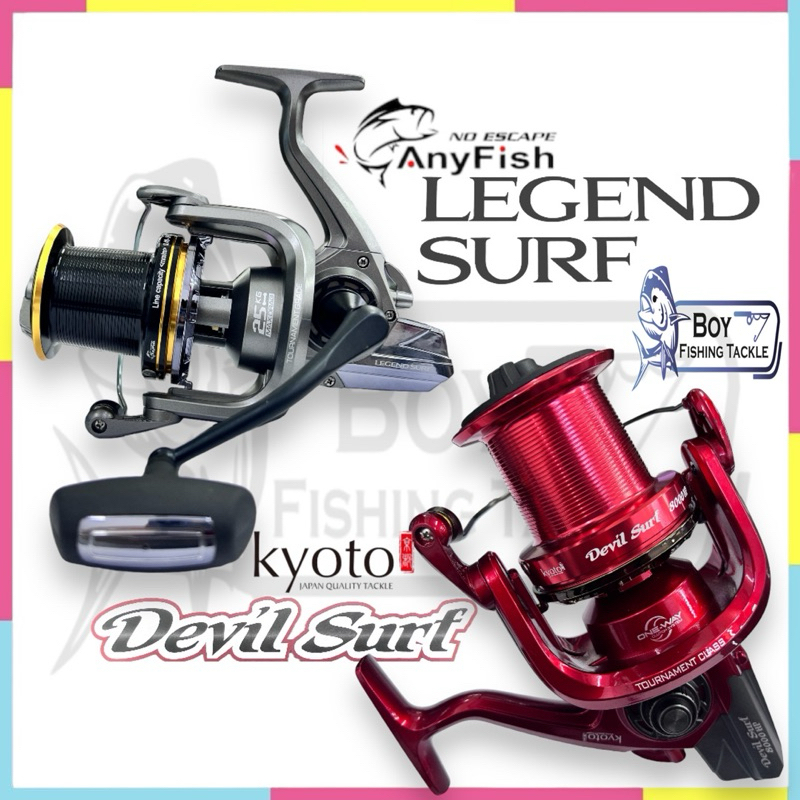 KYOTO DEVIL SURF ANYFISH LEGEND SURF SPINNING REEL MESIN PANTAI FISHING REEL | Shopee Malaysia