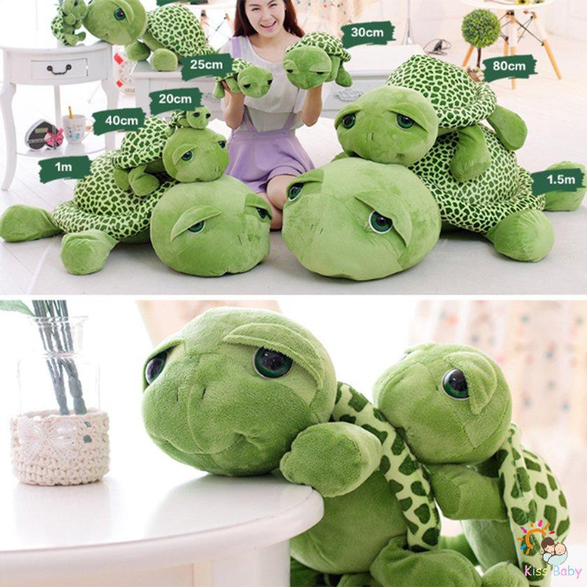 🇲🇾 🏆Hot Selling🔥 23-63cm Kawaii Big Eyes Animals Tortoise Plush Lovely ...