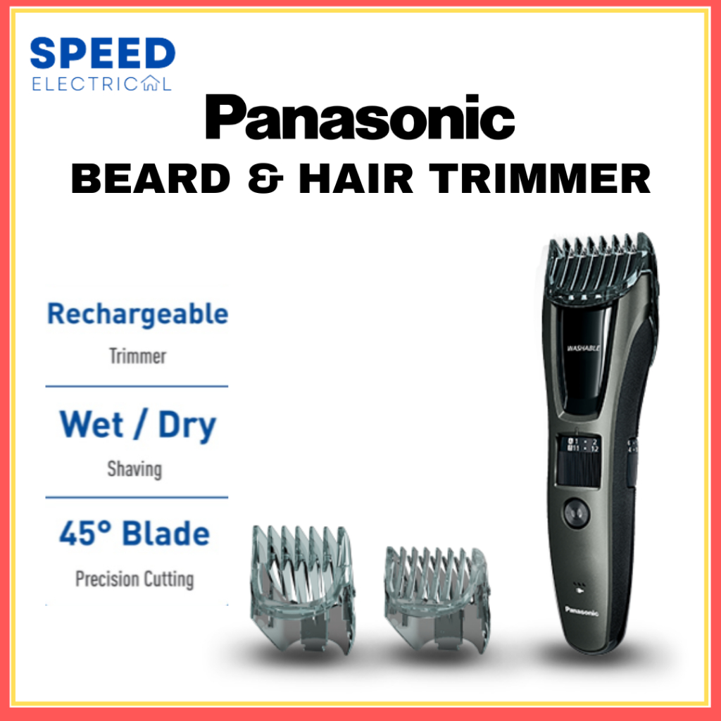 PANASONIC BEARD AND HAIR TRIMMER ER-GB60 剃发刀 剪发器 理发器 ALAT GUNTING ...