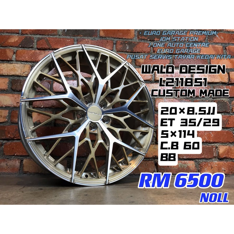 CUSTOM WHEELS WALD DESIGN 20INC VELLFIRE ALPHARD HARRIER LEXUS RX LM ...